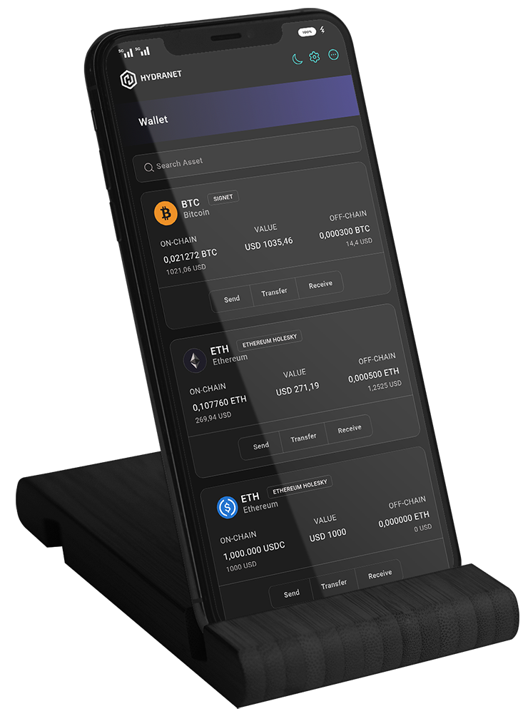 Hydranet Web3 Wallet